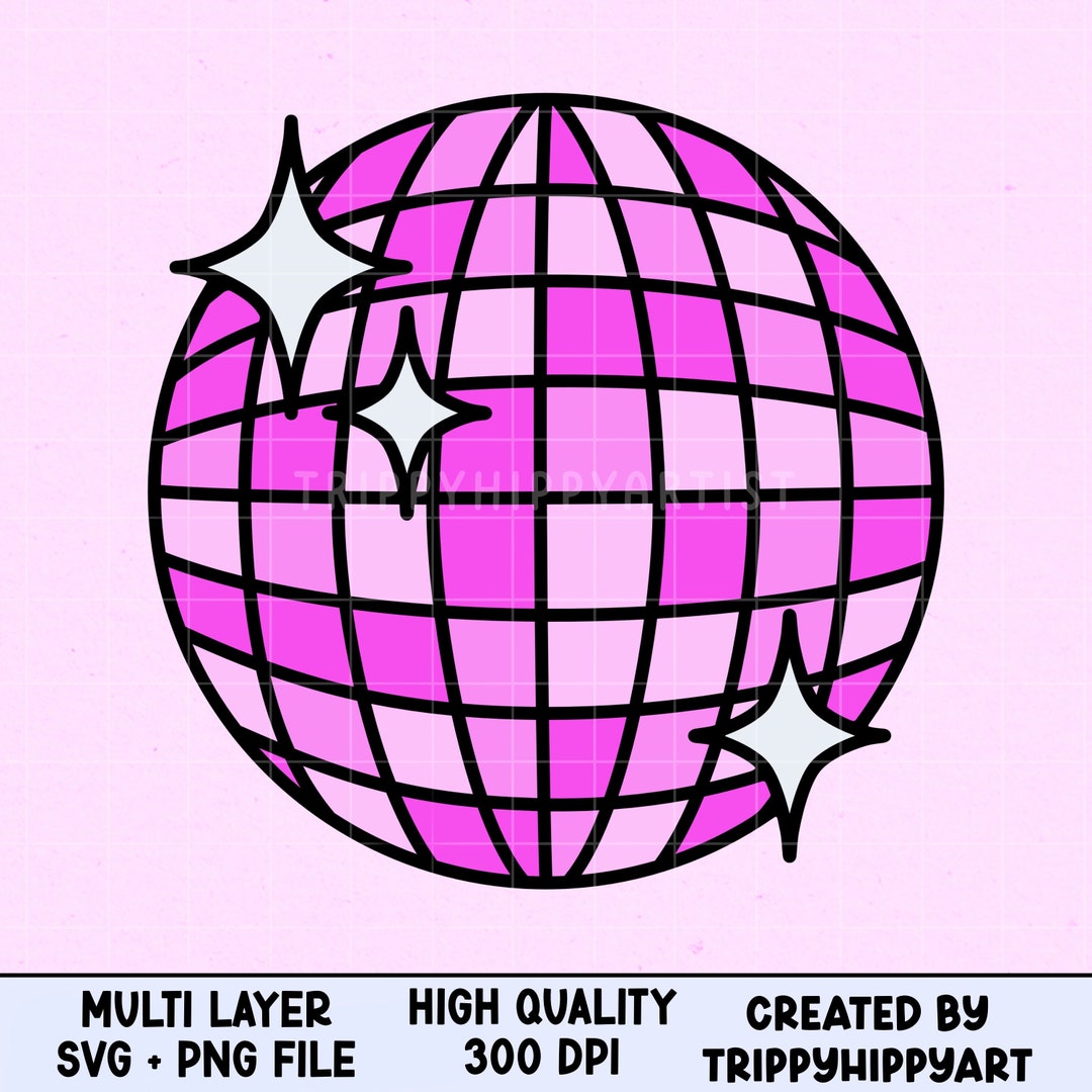 Sparkle Disco Ball SVG + PNG File • Multi Layer - Etsy