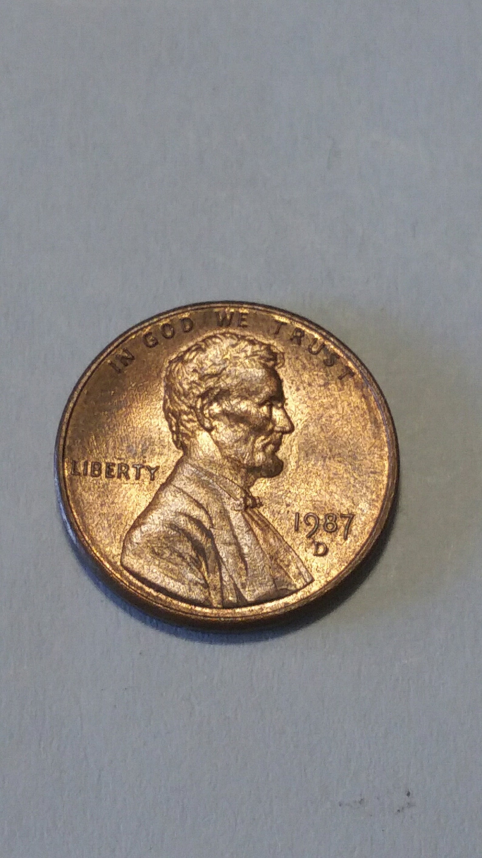 1987 D Mint Rare Penny - Etsy