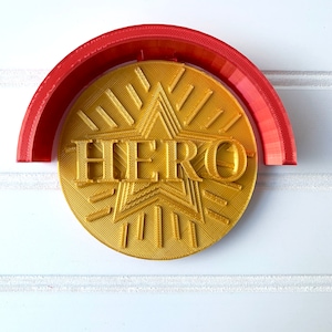 Wreck-It Ralph Hero Medal Disney inspirado en la pared impresa en 3D ...