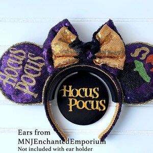Hocus Pocus Disney Inspired 3D Printed Wall Mickey Minnie Ear Display ...