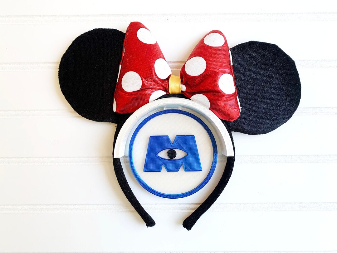 Monsters Inc Disney Inspired 3D Printed Mickey Minnie Mouse Ear Display ...