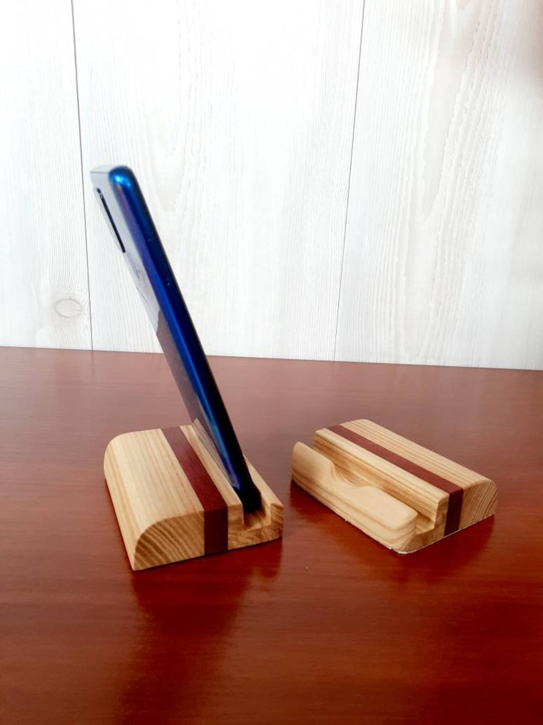 Wooden Phone Stand Wooden Stand for Iphone Smartphone Stand - Etsy