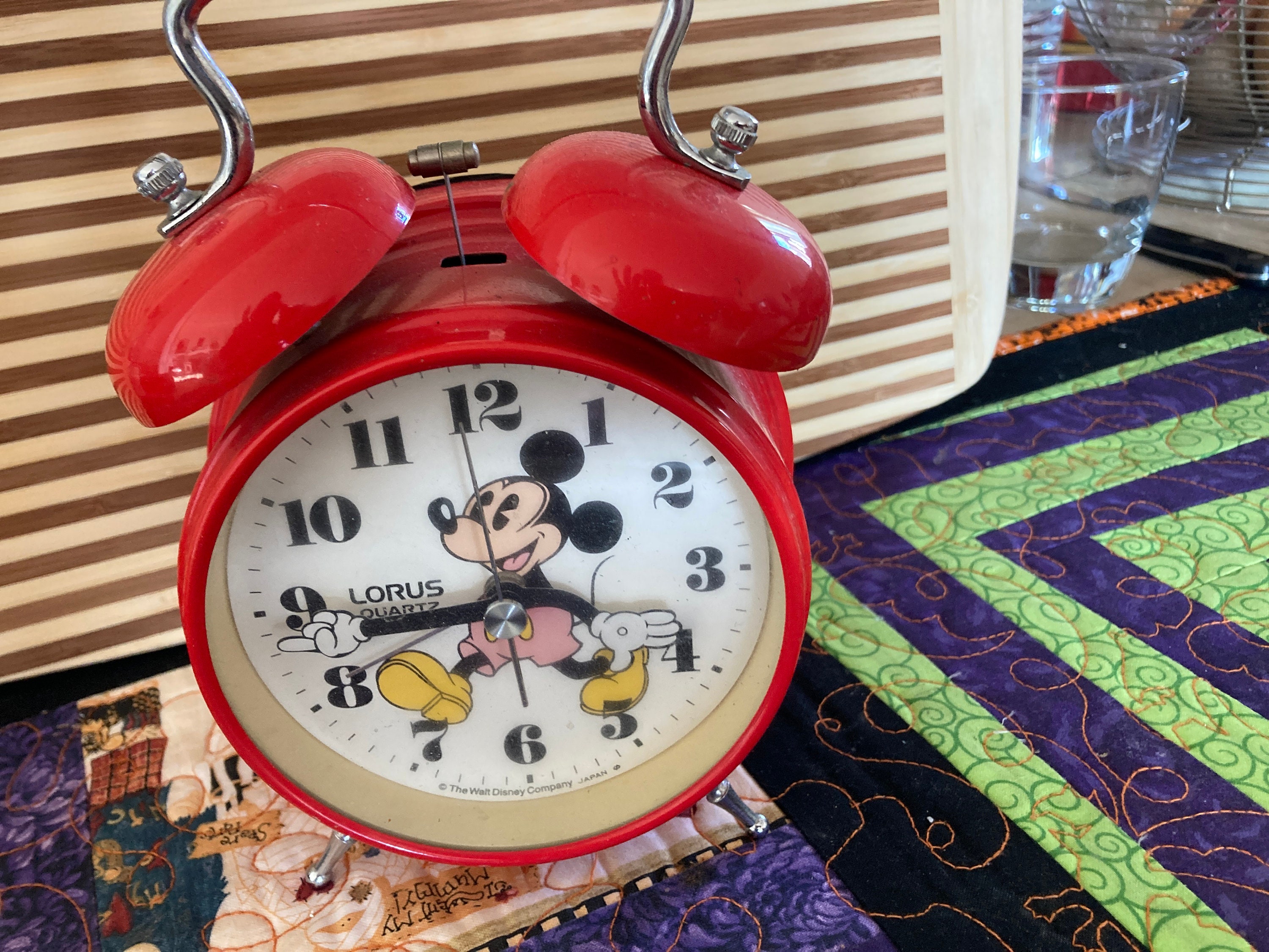 Vintage Mickey Mouse Alarm Clock - Etsy