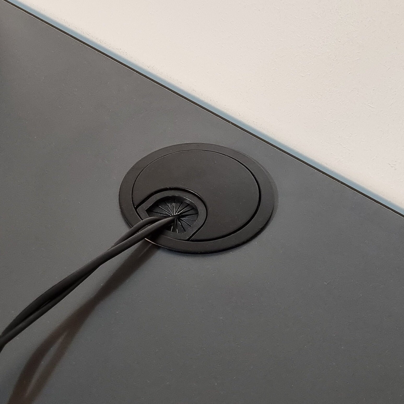 Desk Cable Tidy RAW Bespoke Matte Black / Brushed Aluminium - Etsy UK