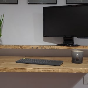 Rowlands Rustic Hand Built Monitor Shelf Stand - Etsy UK