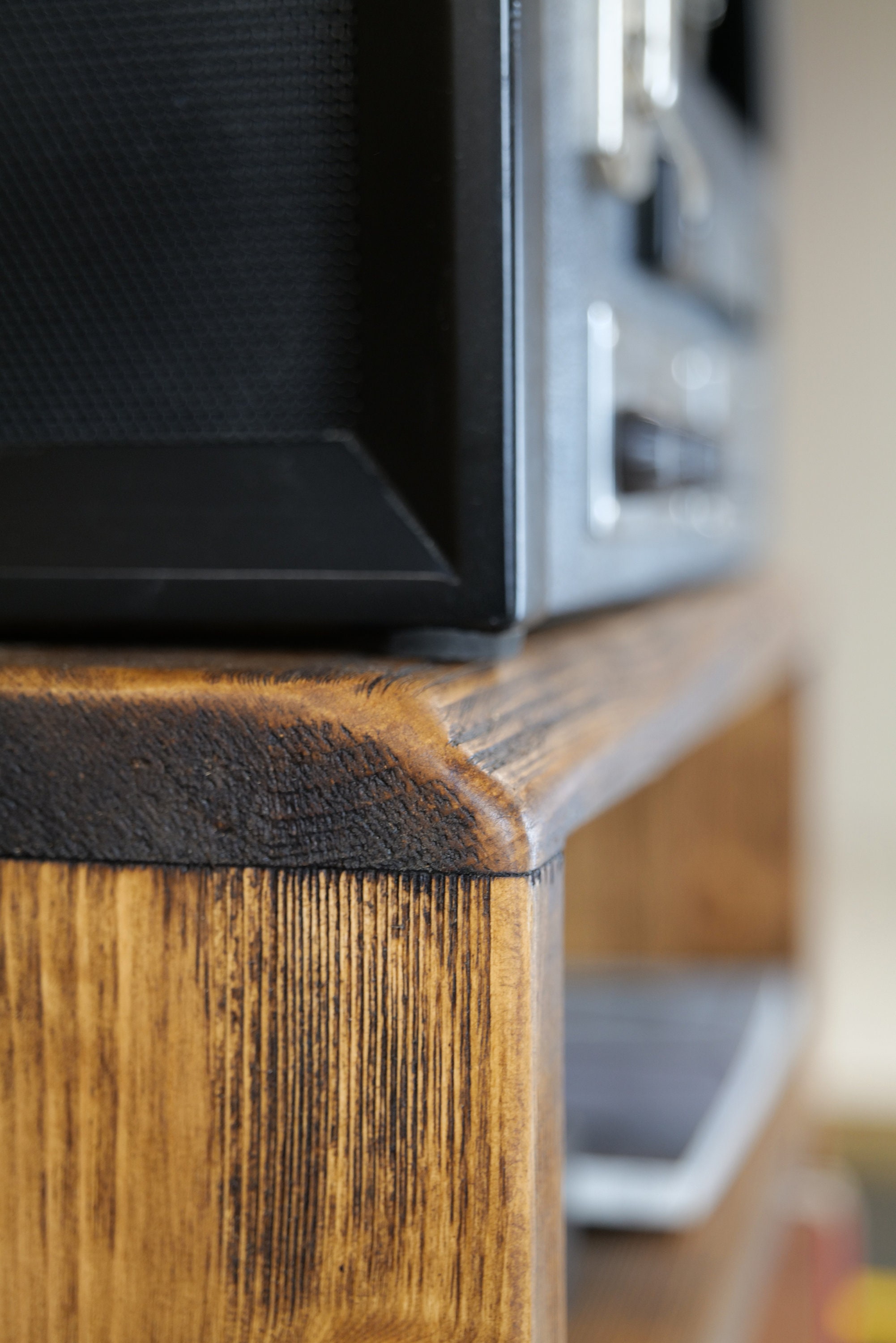 Westerton Rustic Record Unit Midi - Record Storage - Record Player ...