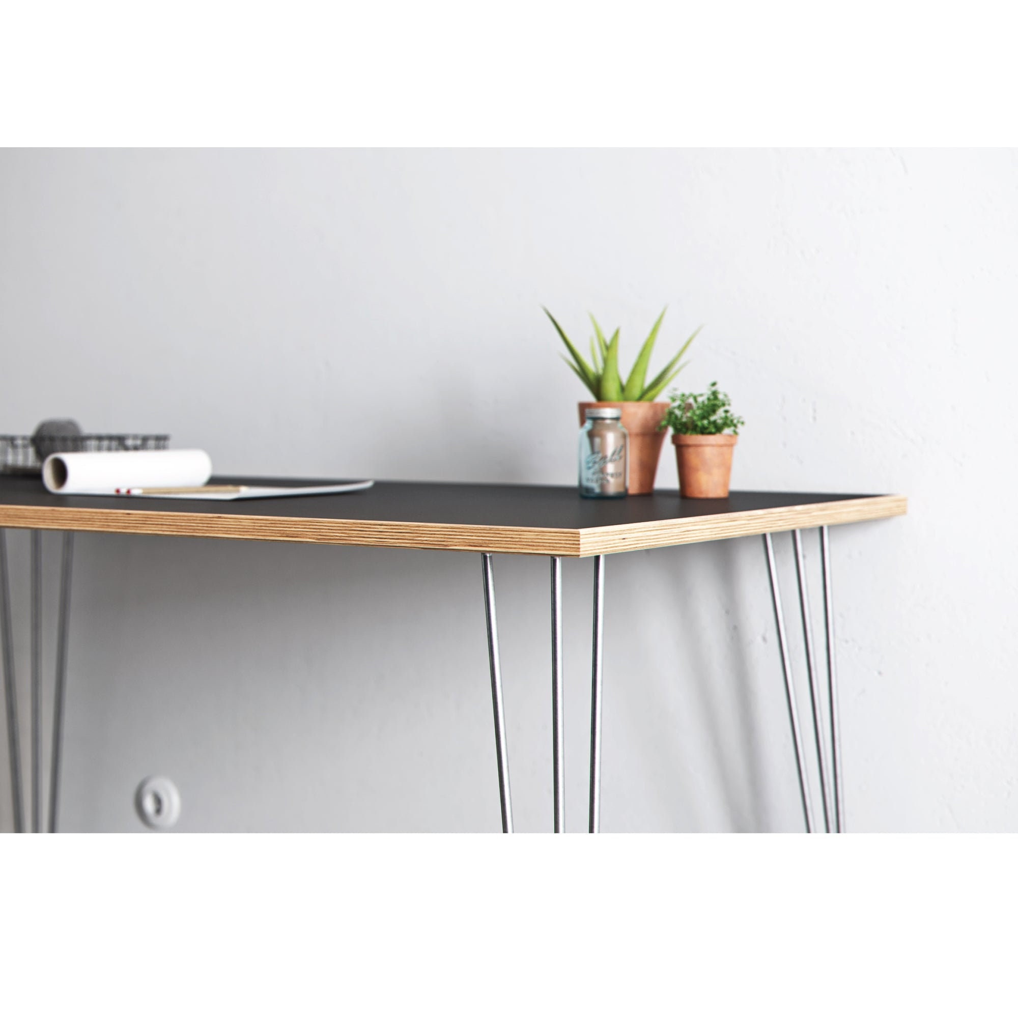 Borden Minimalist Scandinavian Birch Plywood Desk Top With - Etsy UK