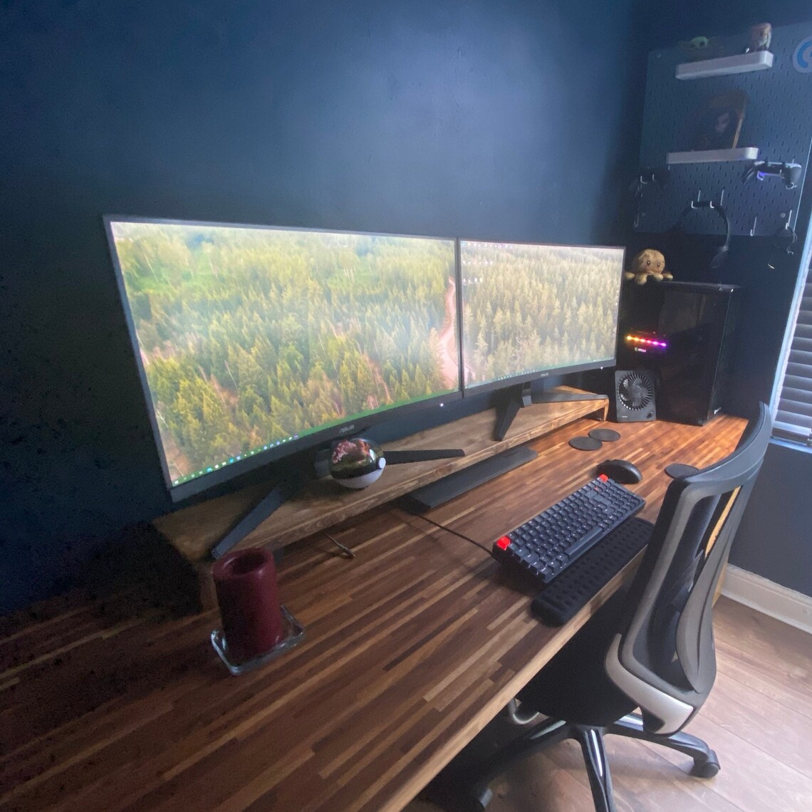 Westerton Rustic Hand Built Monitor Shelf Stand Reclaimed - Etsy UK