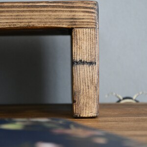 Westerton Wooden Desk and Monitor Stand Rustic Reclaimed | Etsy