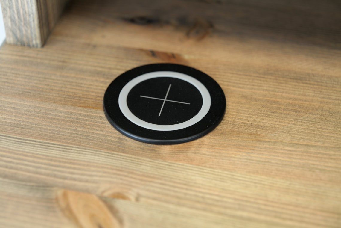 Compton Solid Oak Desk With Monitor Shelf- Contemporary Industrial Desk ...