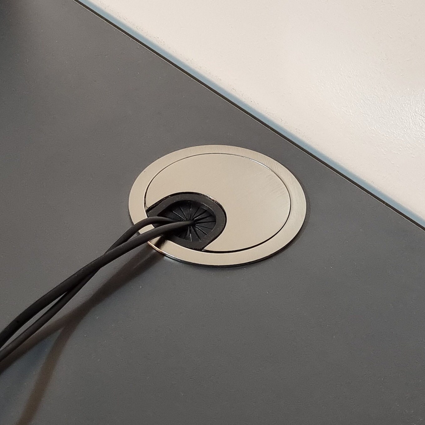 Desk Cable Tidy RAW Bespoke Matte Black / Brushed Aluminium - Etsy UK