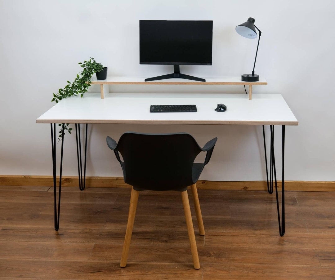 Borden Minimalist Birch Plywood Monitor Stand - Etsy UK