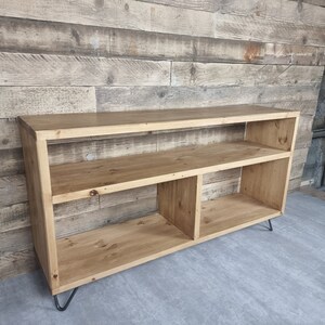 Rustic Record Unit - Record Storage - Record Player Entertainment Unit ...