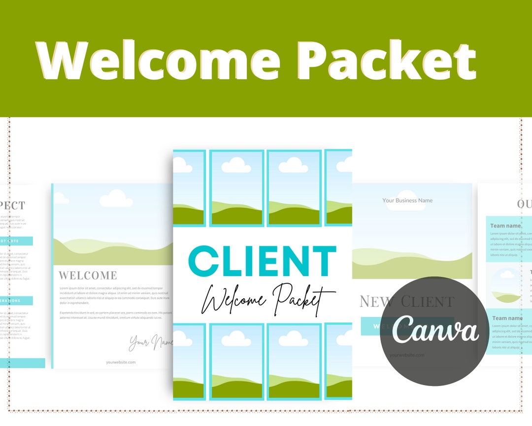 Client Welcome Pack Client Welcome Kit Onboarding Template - Etsy