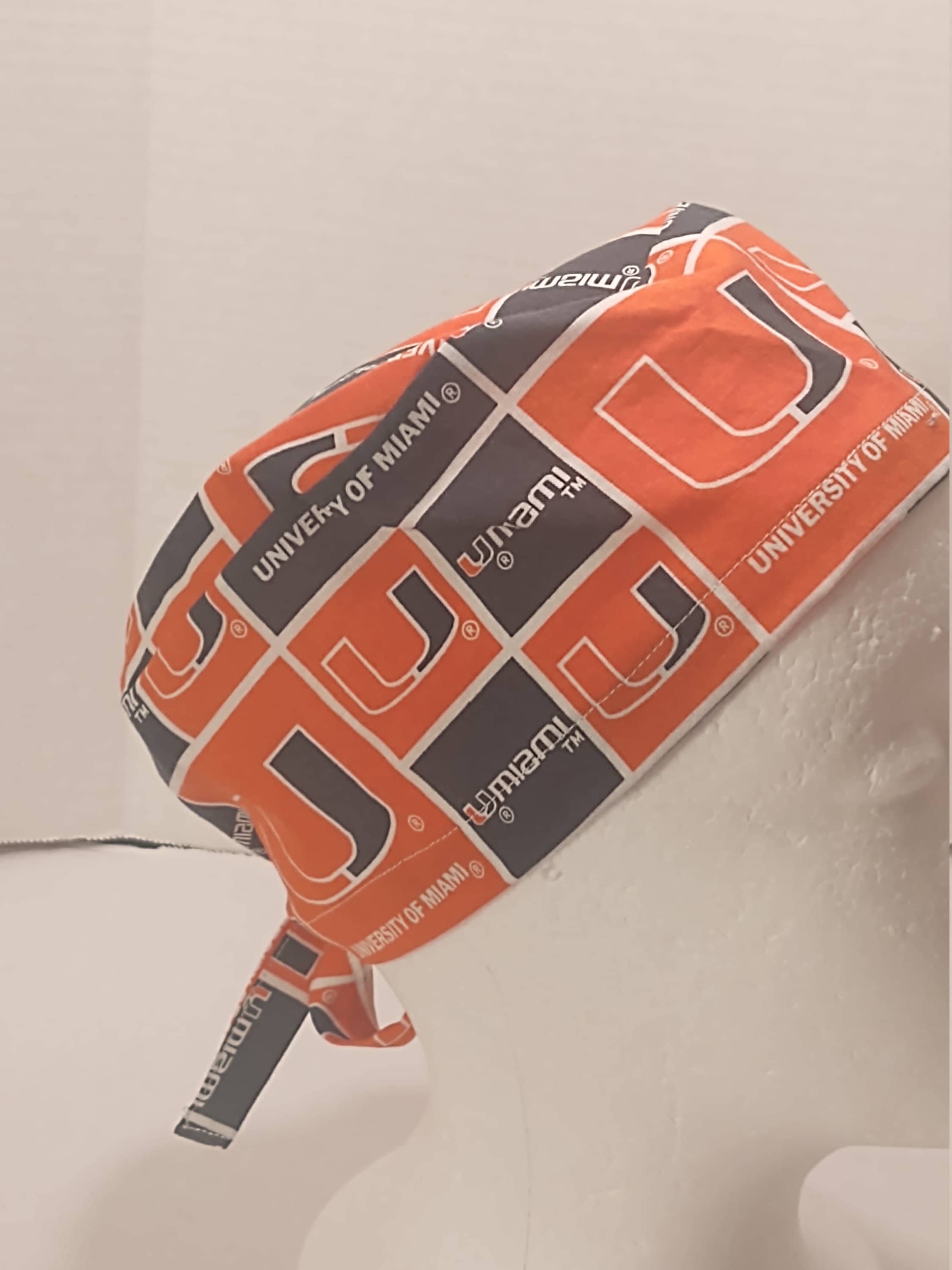 University of Miami Hurricanes Unisex Scrub Cap - Etsy