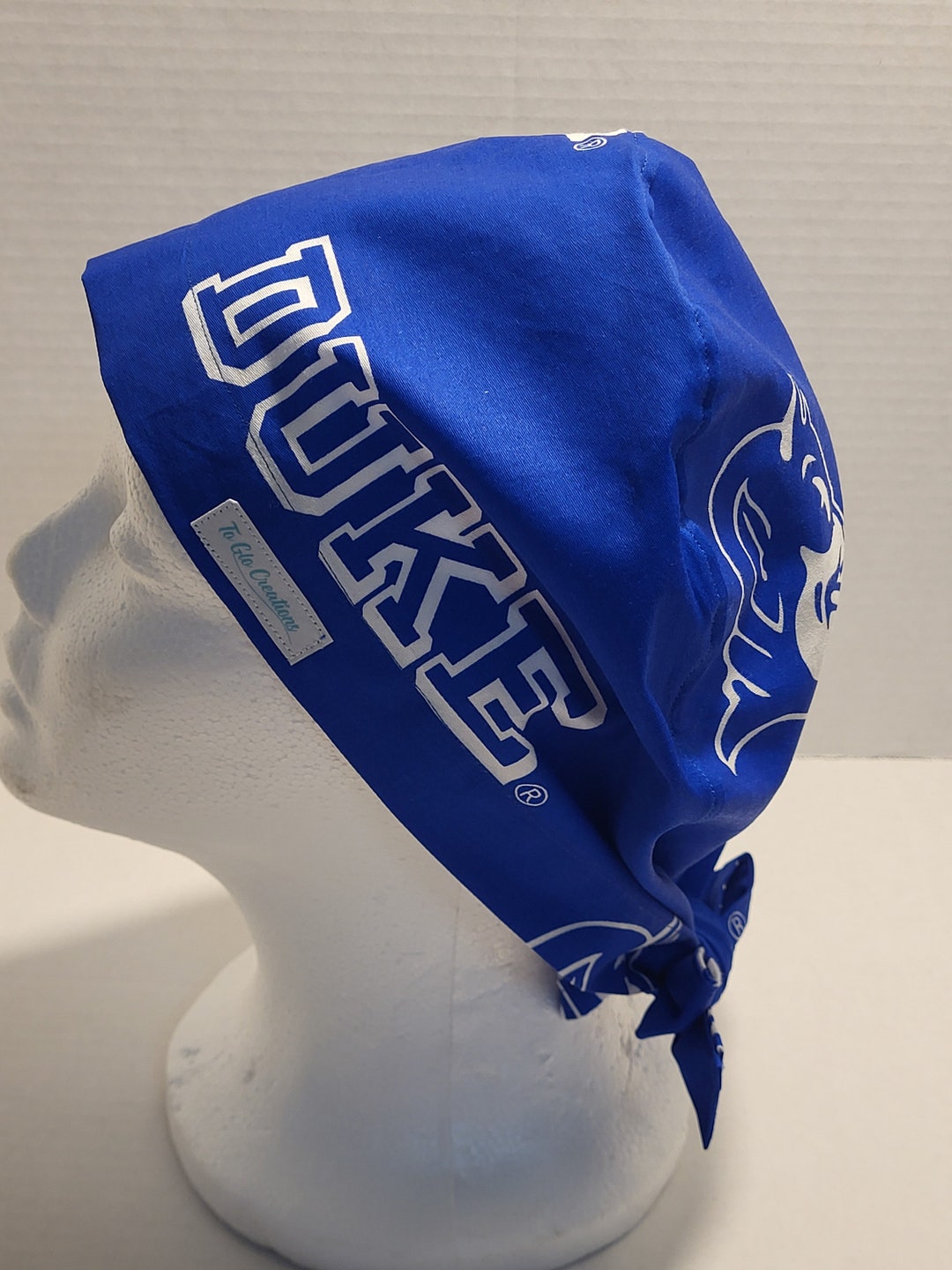 Duke Blue Devils Pixie Style Scrub Cap - Etsy