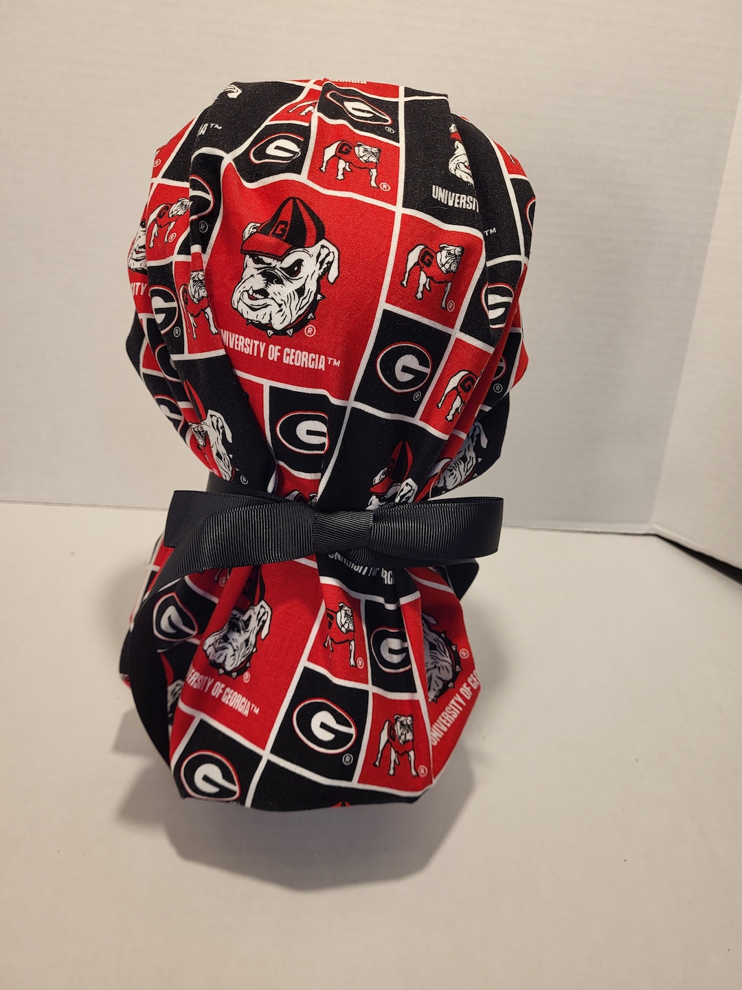 University of Georgia Bouffant Ponytail Scrub Cap - Etsy