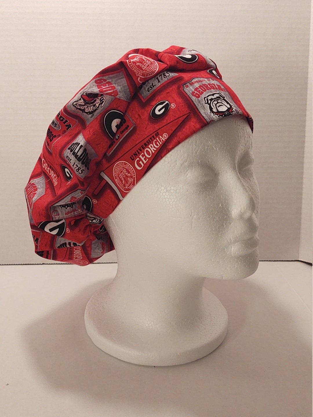 UGA Bouffant Scrub Cap - Etsy