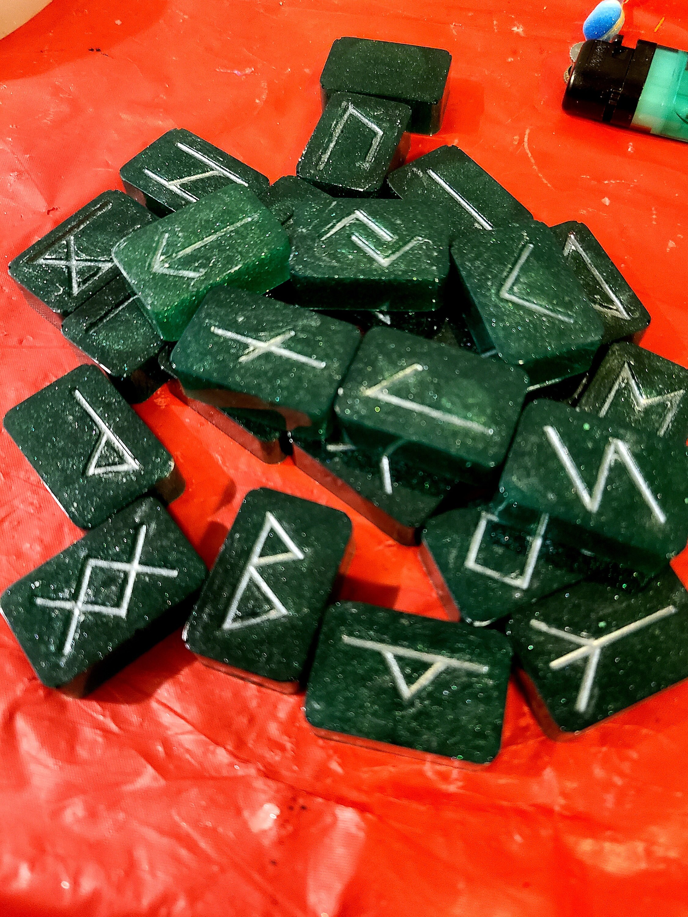 Resin Rune Set (24pc) - Etsy