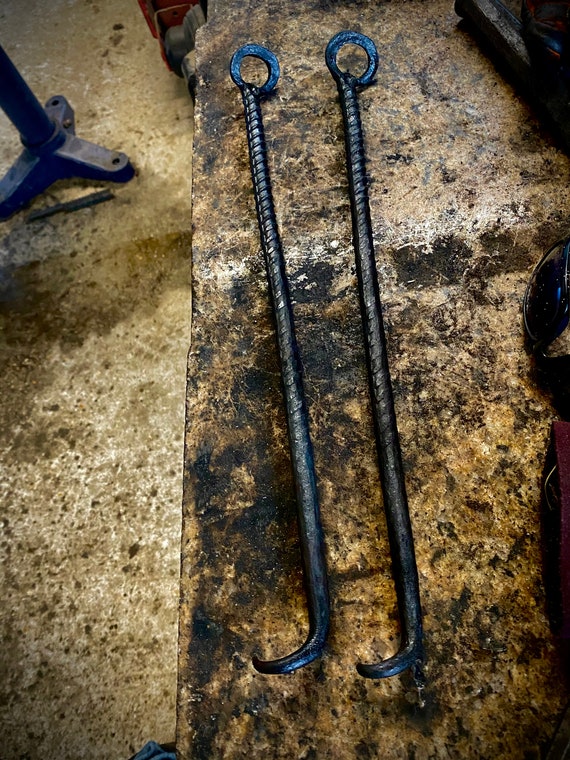 Blacksmith Made Forged Meat Turner Steak Flipper With Bottle | Etsy