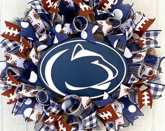 Penn State Wreath Penn State University Nittany Lions - Etsy