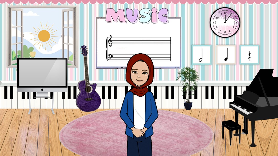 Pptx Virtual Music Classroom - Etsy