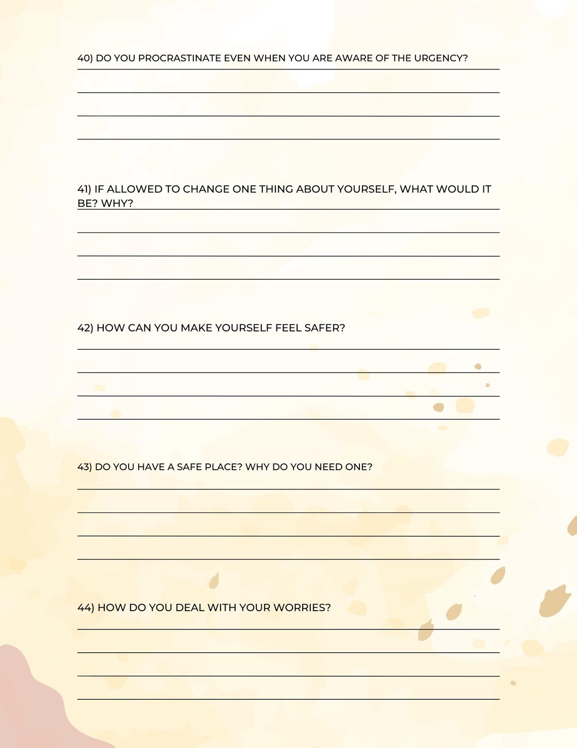 118 Journal Prompts About Yourself – Self-discovery and Reflection ...