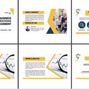 Professional Business Operations Management Presentation | 15 Editable ...