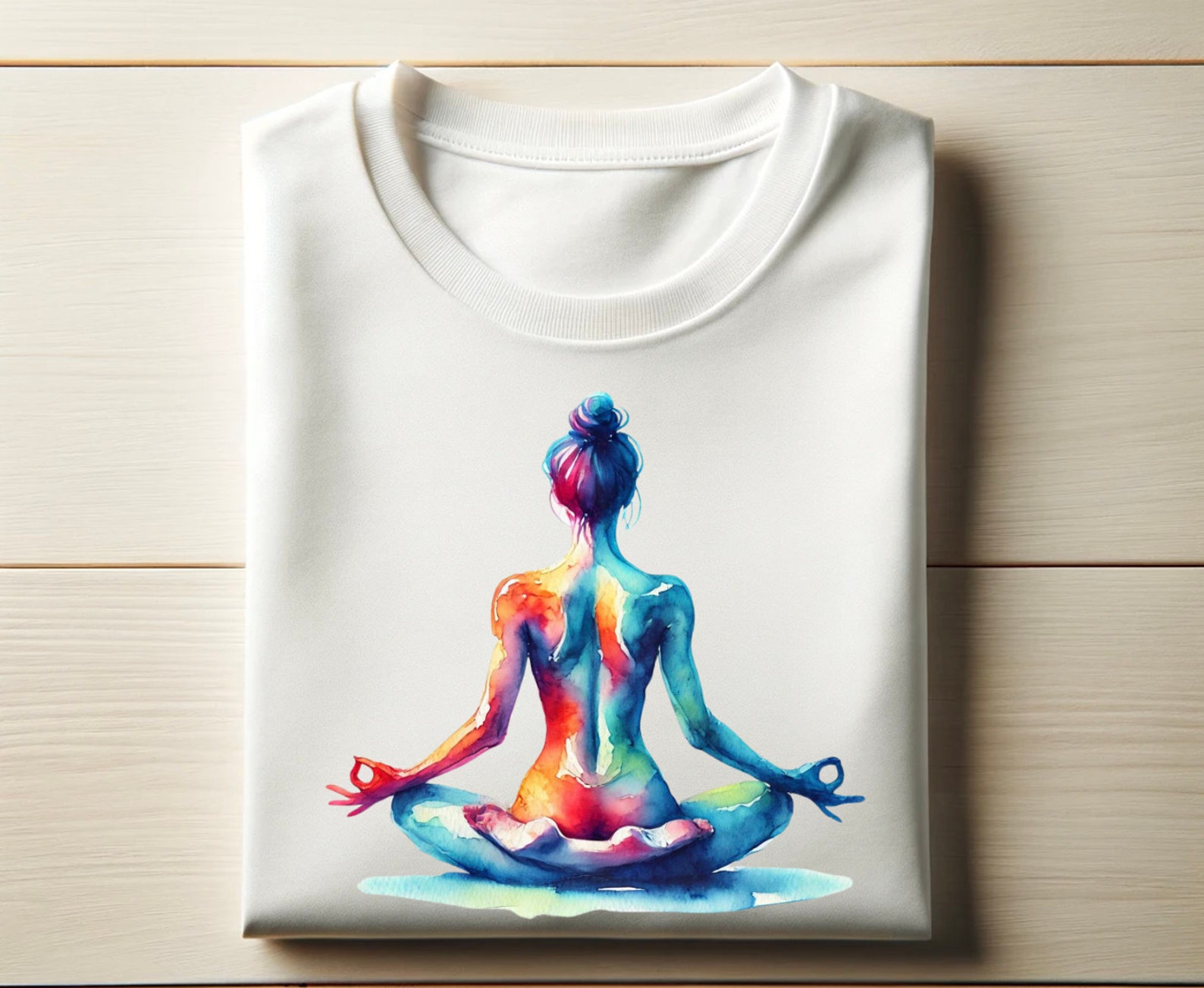 Watercolor Yoga Poses SVG Bundle | Set of 5 Inspirational Yoga Designs ...
