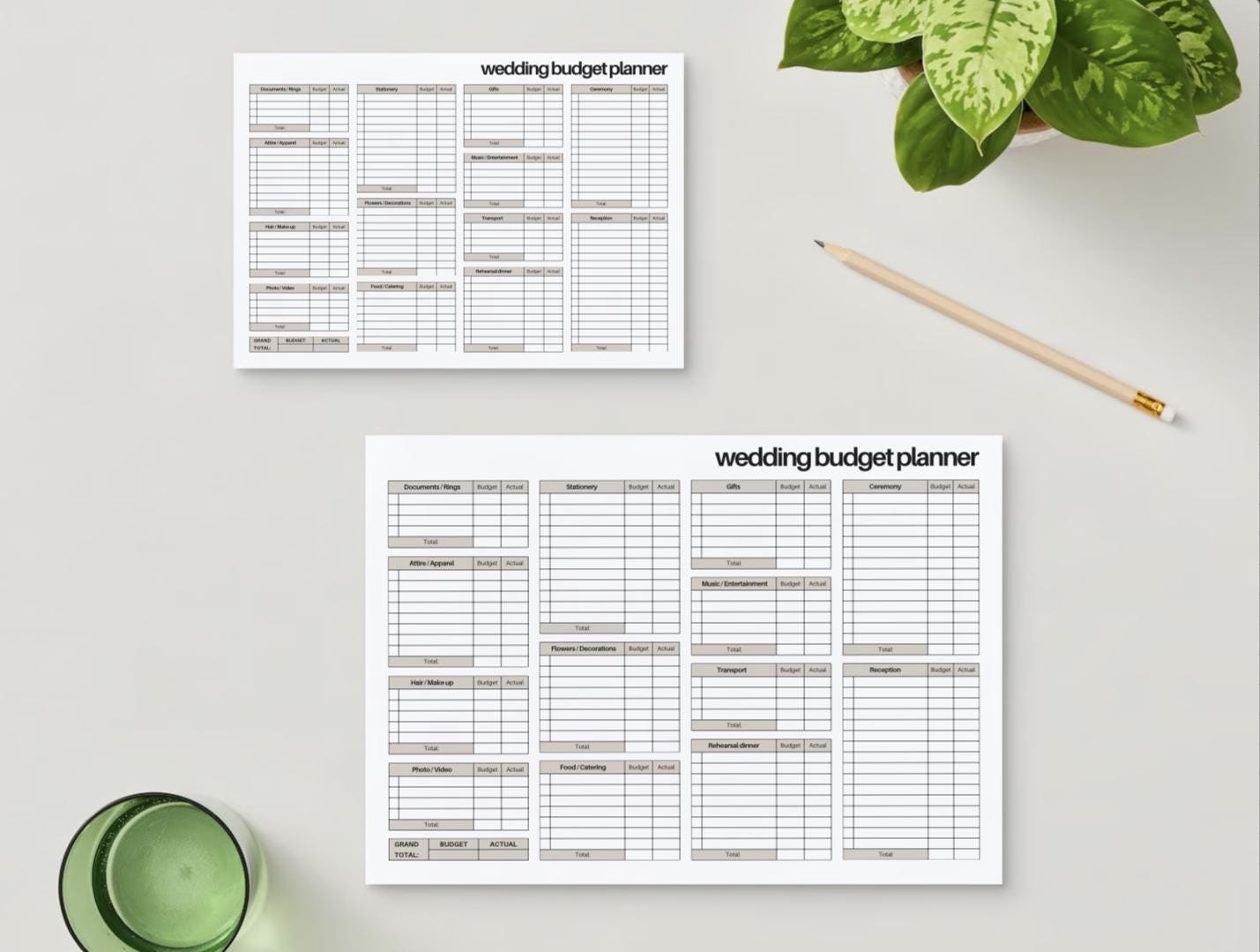 Wedding Budget Planner | Printable Wedding Expense Tracker | Wedding ...