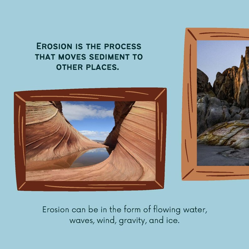Slow Changes on the Earth's Surface | Fun Educational Kids' Ebook - Etsy