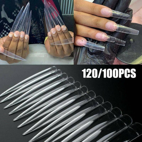Fake Nails Stiletto Etsy