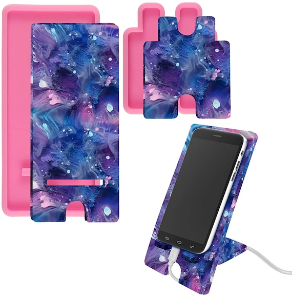 Cell Phone Stand Resin Mold Silicone Mobile Phone Holder | Etsy