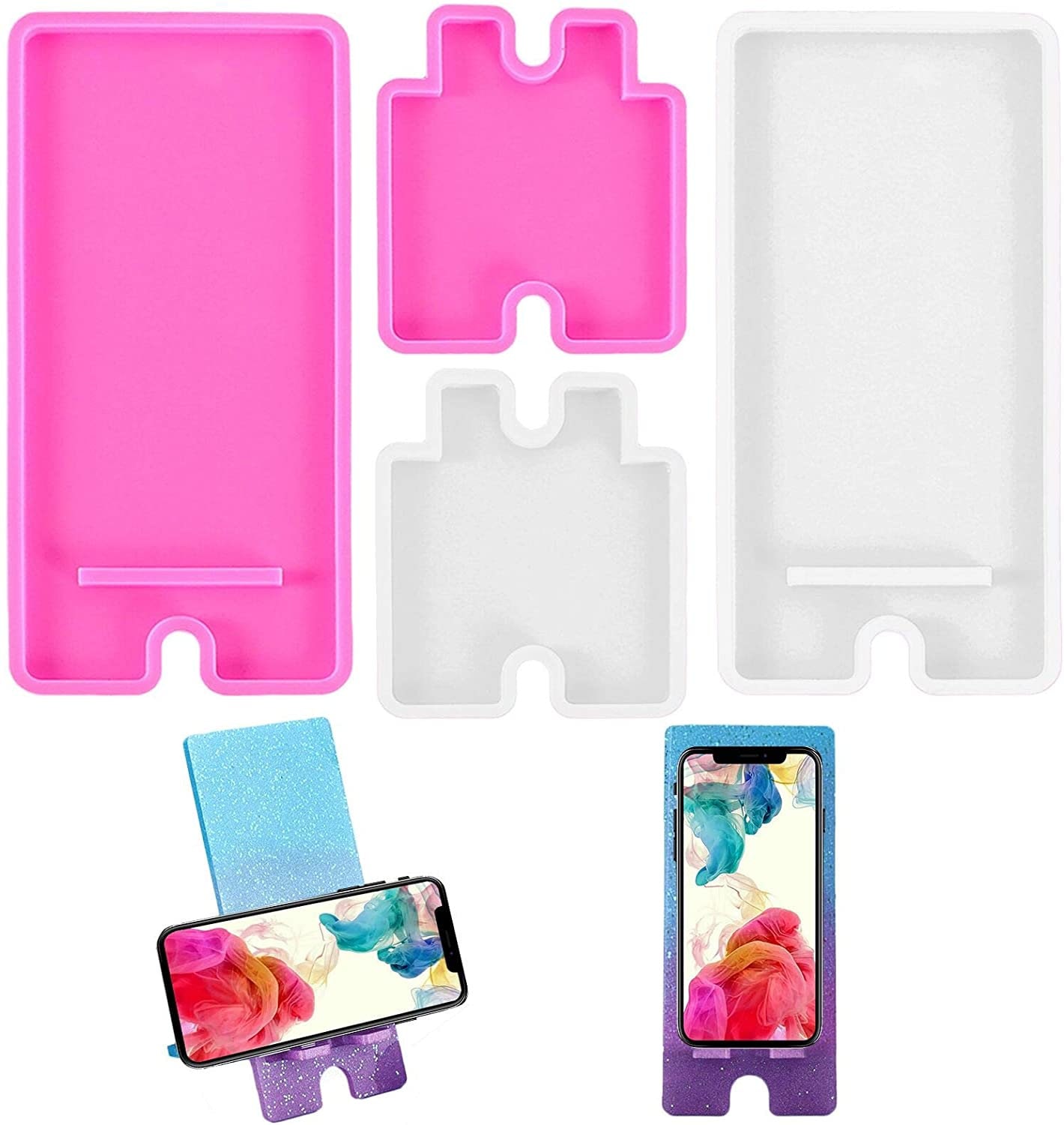 Cell Phone Stand Resin Mold Silicone Mobile Phone Holder | Etsy