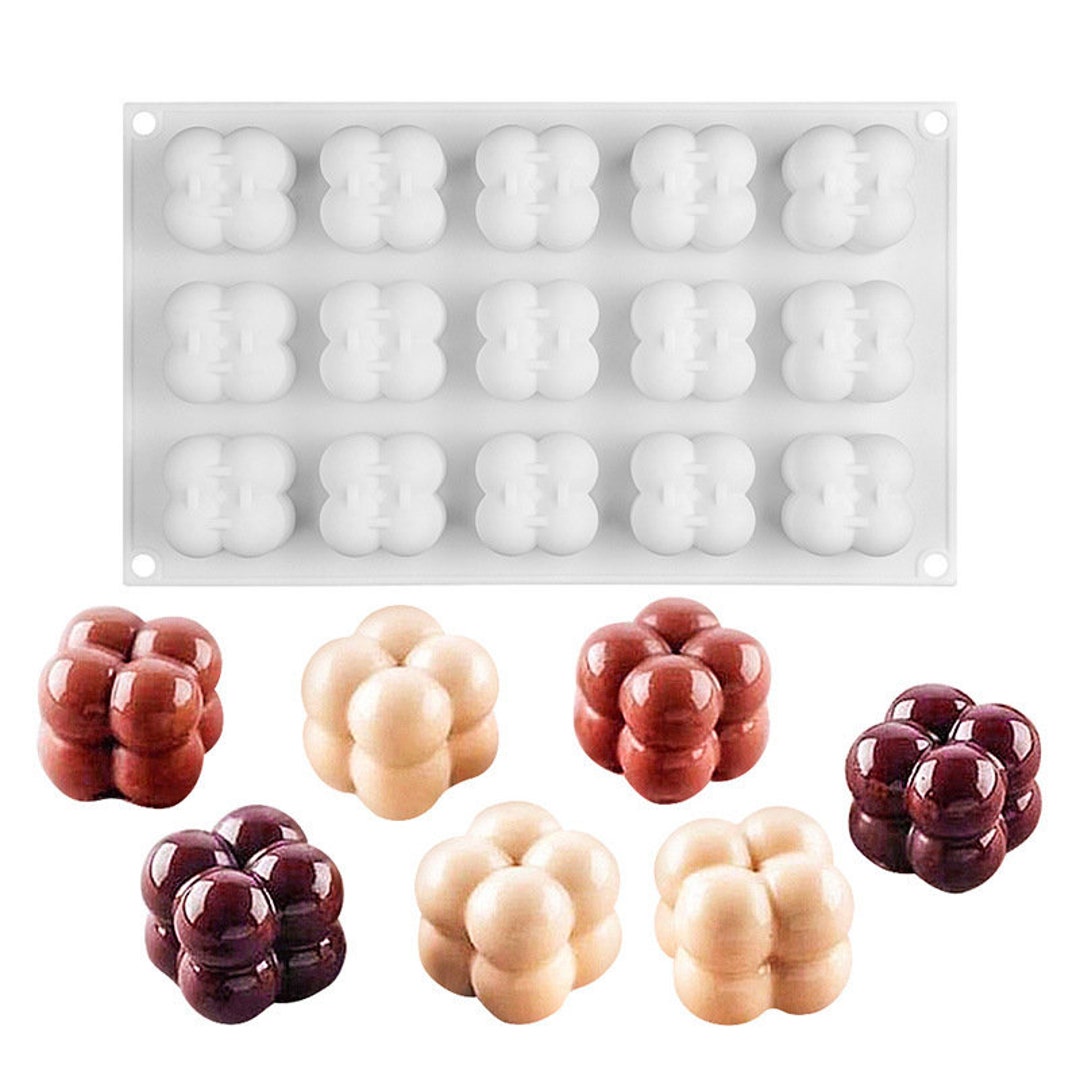 15 Cavities Cube Mold Silicone Mold for Baking Chocolate - Etsy