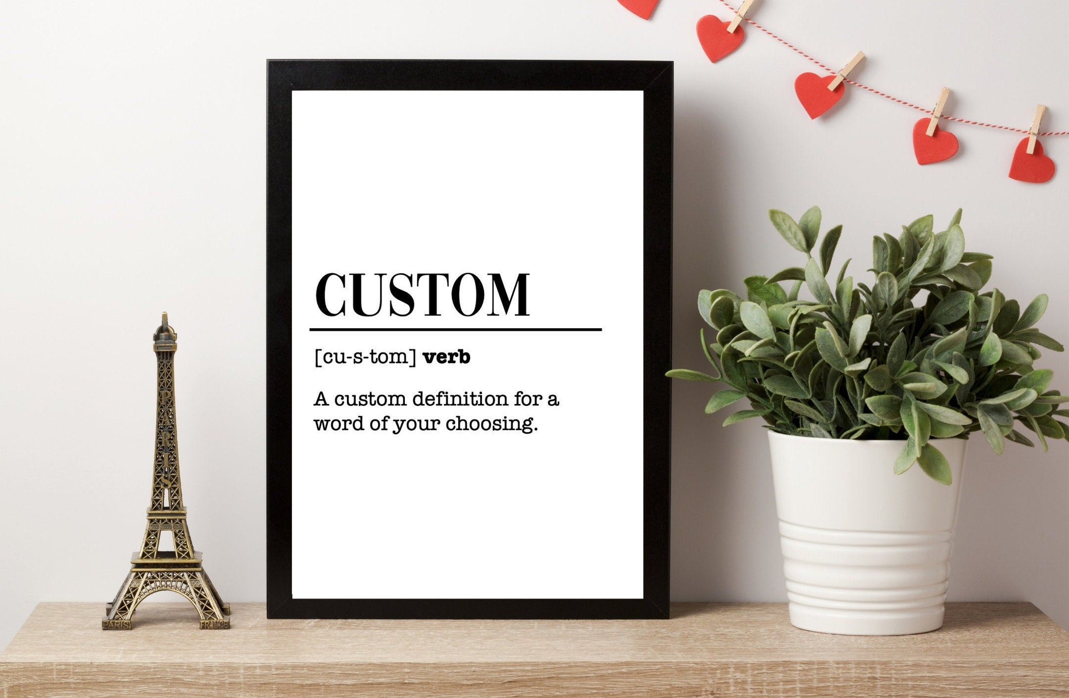 Custom Definition Print Personalised T Home Decor Ts Etsy