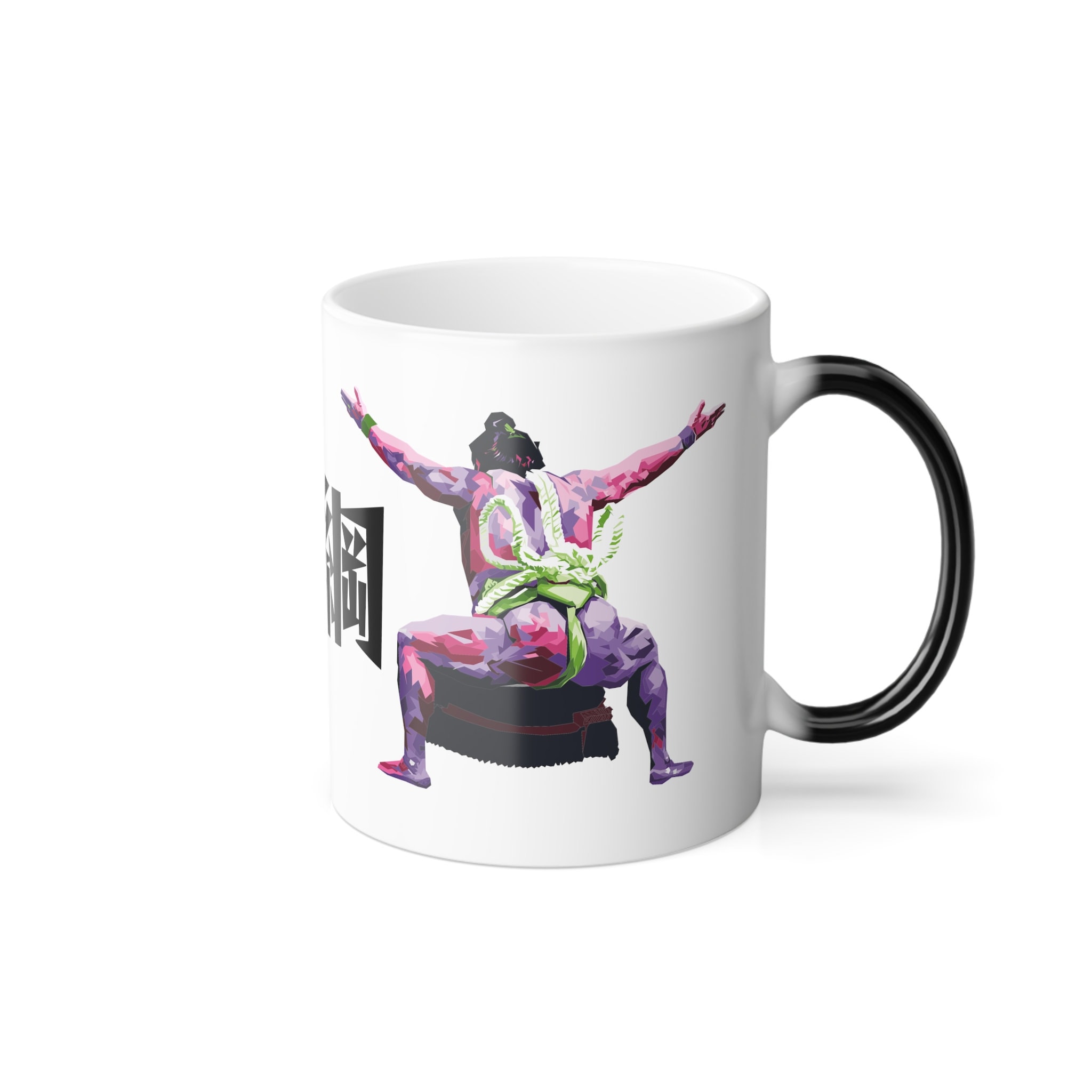 Sumo Yokozuna Purple Colorful Dohyo-iri Color Morphing Mug, 11oz - Etsy