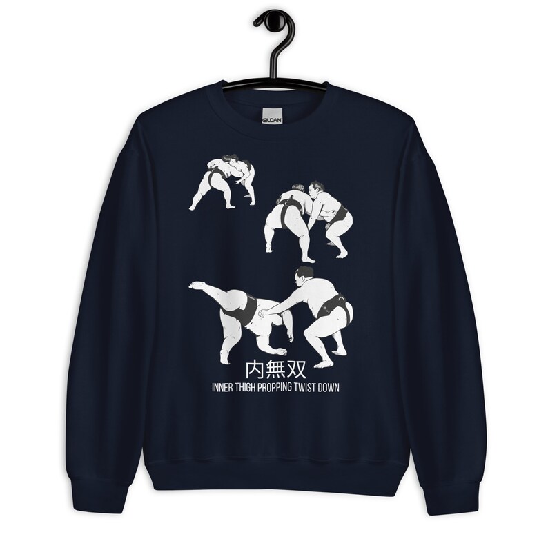 NEW Sumo Uchimusou 3-part Twist Down Unisex Sweatshirt - Etsy