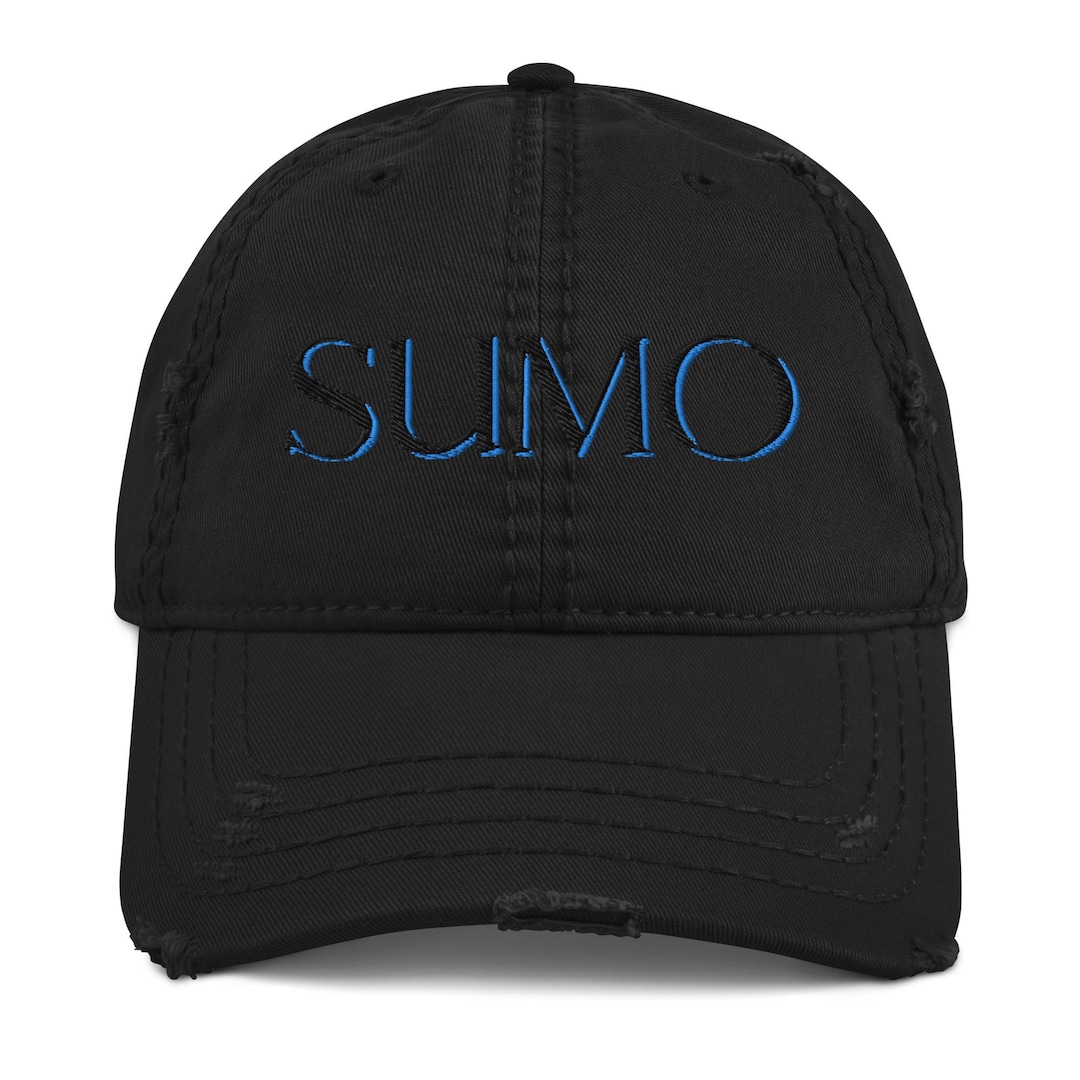 Distressed Sumo Wrestling Hat, Japanese Sumo Wrestler Hat, Embroidered ...