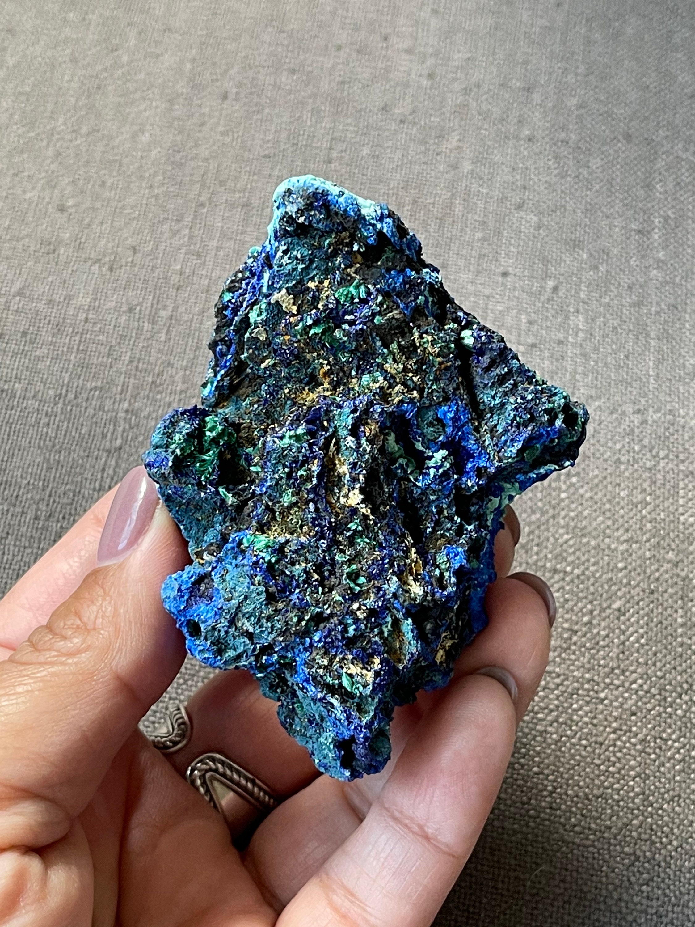Malachite and Azurite Specimen - Etsy