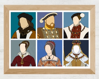 Six the Musical Print | Etsy