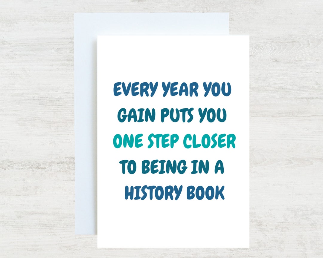 Carte Nerd dhistoire Carte danniversaire de salutations drôles Tudor ...