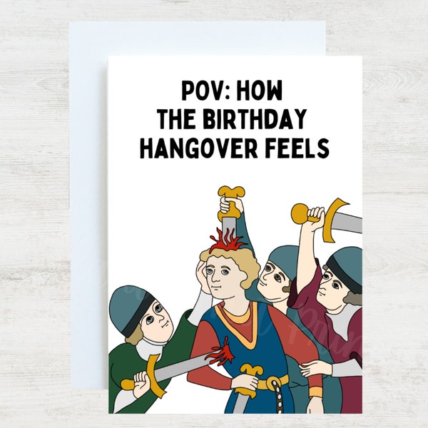 Medieval Meme Card - Etsy