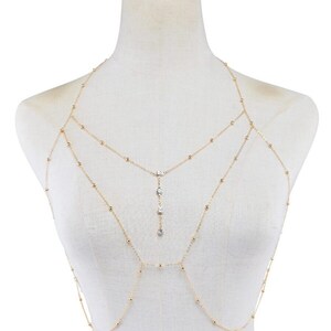 Body Jewelry 14K Gold Plated Body Chainlayered Body Chain - Etsy Canada