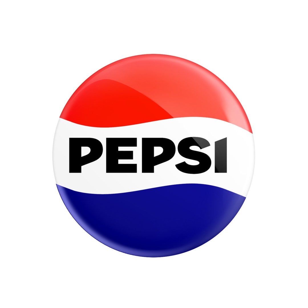 New Pepsi Cola Logo 2023 1.5 / 37mm Novelty Button Pin Badge - Etsy