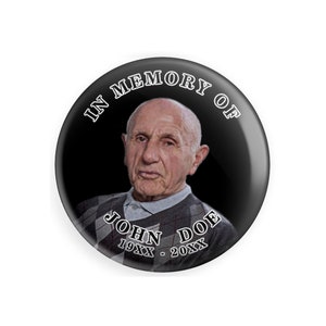20x RIP Memorial Funeral 38mm Customizable Button Pin Badge - Etsy