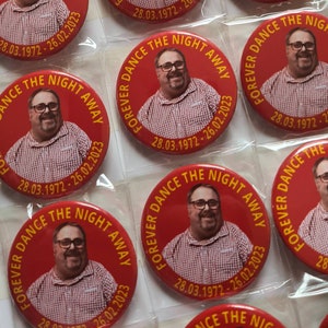 20x RIP Memorial Funeral 38mm Customizable Button Pin Badge - Etsy