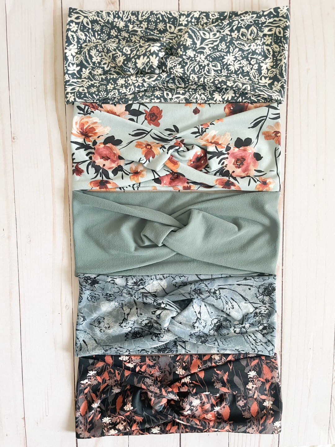 Simple Twist Top Soft Fabric Headband, Button Band, Nurse Headband ...