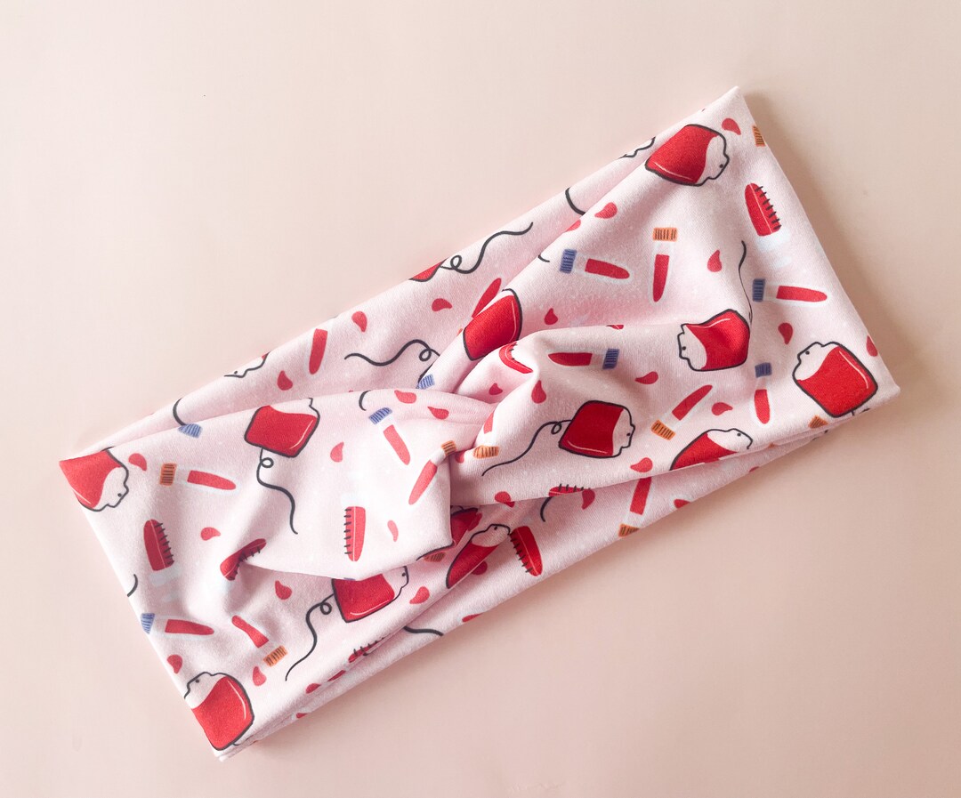 Phlebotomy Simple Twist Soft Fabric Headband Nurse Headband - Etsy
