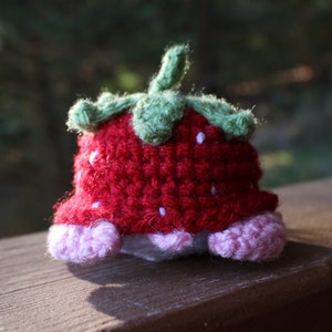 Strawberry Turtle | Handmade Crochet Turtle - Etsy
